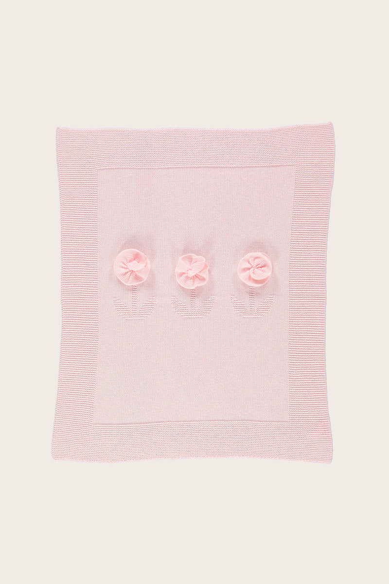Wool Cashmere Pink Rose Blanket – Emmerson